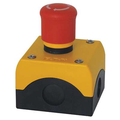 930760-1 Eaton Push Button Control Station, 1NO, Emergency Stop, 40 mm ...