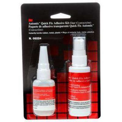 7955 3M Quick Fix Adhsive Kit, Clear | Imperial Supplies