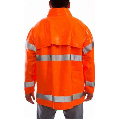 915714 Tingley Flame Resistant Rain Jacket, PPE Category: 0, High ...