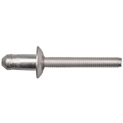 892315 Rivet 1/4" Diameter .110" -.189" Grip Range- 1/2" Flange ...