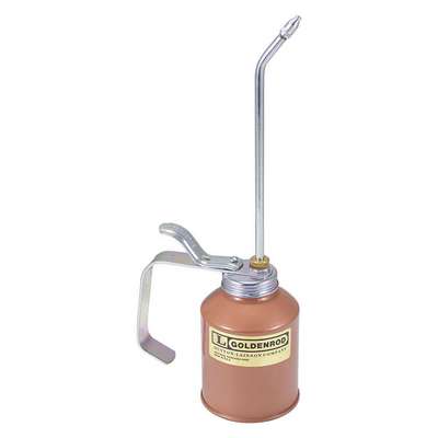 931274-4 Goldenrod Oiler: 12 oz Capacity, Steel, 8 in Spout Lg , 12 ...