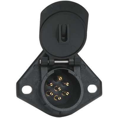 73894 Phillips STA-DRY 7-Way Socket, 3-Hole, Ring Terminal, Split Pin ...