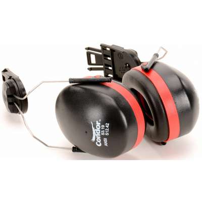 914433-9 Condor Hard Hat Mounted Ear Muffs, 18 dB Noise Reduction ...