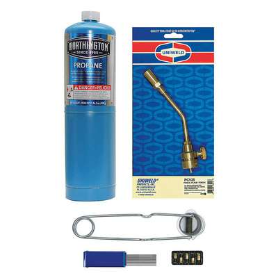 Uniweld Torch Kit W/ Cylinder, Pencil Flame, MAP-Pro | Imperial Supplies