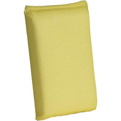 5796 Mesh Net Covered Sponge, 7" L x 4" W, Yellow | Imperial Supplies