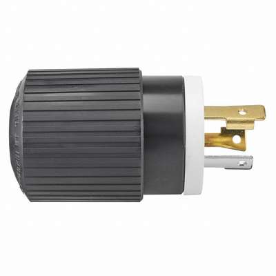 920384-4 Bryant 30A Industrial Grade Non-Shrouded Locking Plug, Black ...