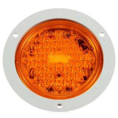 83835 Truck-Lite 44213Y Super 44, Round Strobe Light with Fit 'N Forget ...