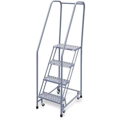 911789-2 Cotterman 4-Step Rolling Ladder, Perforated Step Tread, 70 ...