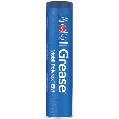 Mobil Polyurea Electric Motor Bearing Grease, 13.7 oz., NLGI Grade: 2 ...