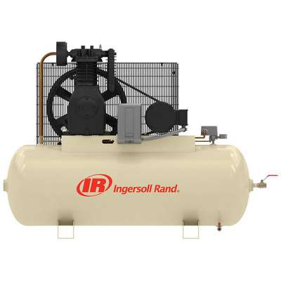 941316-9 Electric Air Compressor: 7.5 hp, 2 Stage, Horizontal, 80 gal ...