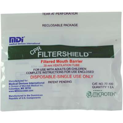 5856 Cpr Adult/Child Filter Shield | Imperial Supplies