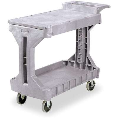 911801-7 Polyethylene Raised Handle Utility Cart, 400 lb. Load Capacity ...