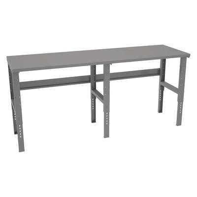 934329-7 Tennsco Bolted Workbench, Steel, 30" Depth, 35-3/8" to 41-3/8 ...