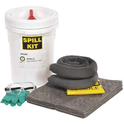 926182-6 Spilltech Spill Kit: 5 gal Volume Absorbed Per Kit, Pr of ...