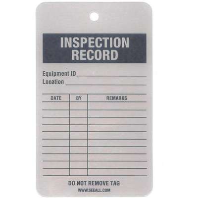 922726-1 See All Industries Service Record Tag: Fire Extinguisher ...