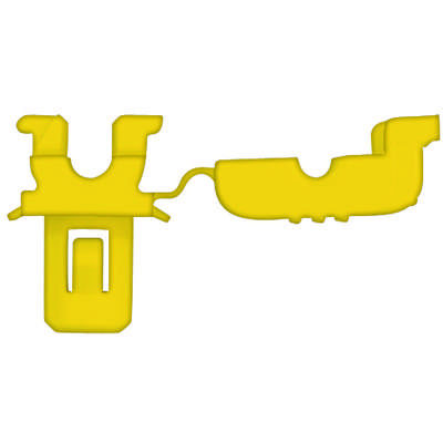 892896 5/32" Rod 8 MM Hole Yellow Nylon Door Lock Rod Clips | Imperial ...