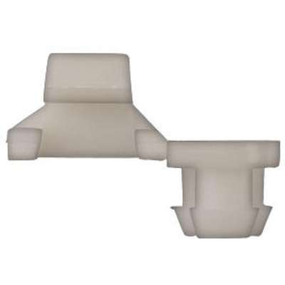 892914 3/16" Rod Size Natural Nylon Tailgate Lock Clips | Imperial Supplies