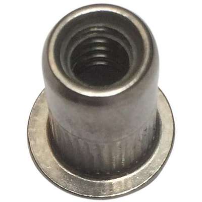 8860 #10-24 Flange Style Knurled Rivet Nut Stainless Steel | Imperial ...
