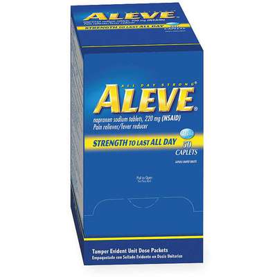919005-2 Medique Aleve Pain Relief, Tablet, 50 x 1, Regular Strength ...