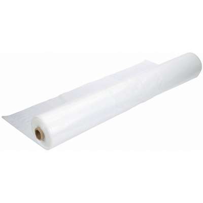 Polar Plastics 100 ft. x 10 ft. Polyethylene Construction Film, Clear ...