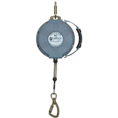 924720-1 Falltech Self-Retracting Lifeline;50 ft., Max. Working Load ...
