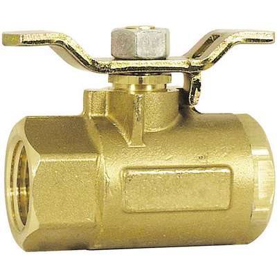 90946 1/4" Tee Handle Ball Valve Brass | Imperial Supplies