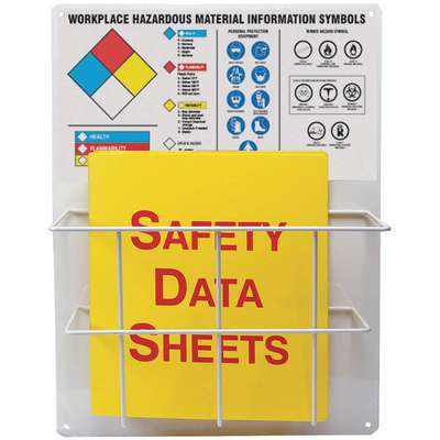 916485-5 Accuform Signs RTK/WHMIS/SDS Centre Board Kit, English ...
