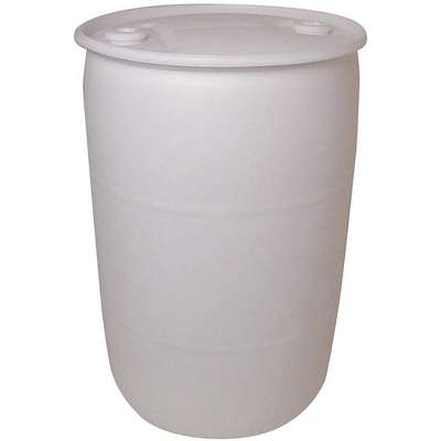 912634-3 55 gal. Translucent White Polyethylene Closed Head Transport ...