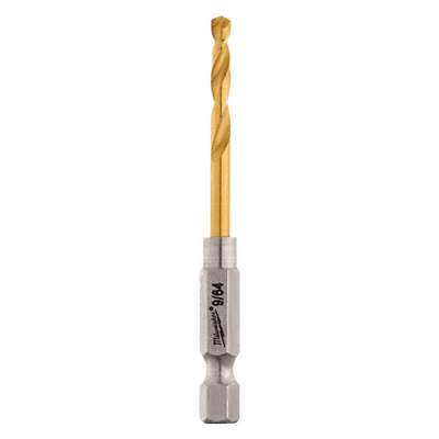 930011-1 Milwaukee Hex Shank Drill Bit, 9/64", Drill Bit Point Angle ...