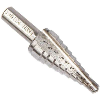 919740-6 Westward Step Drill Bit, High Speed Steel, 9 Hole Sizes, 1/16 ...