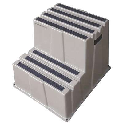 929911-4 2-Step, Plastic Box Step with 500 lb. Load Capacity, 26" Base ...
