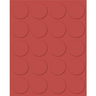 921760-7 Magna Visual Red Magnetic Round Indicators, 3/4" Width, 20 PK ...