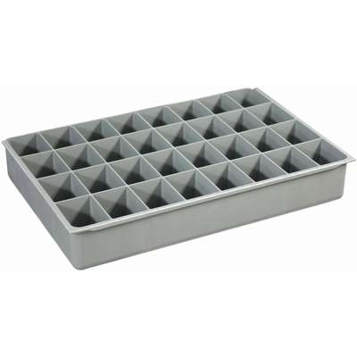 927025-4 Plastic Compartment Drawer Insert, Compartments per Drawer: 32 ...