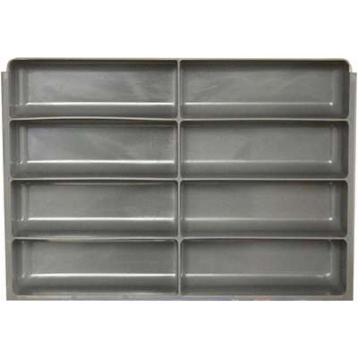 927538-8 Plastic Compartment Drawer Insert, Compartments per Drawer: 8 ...