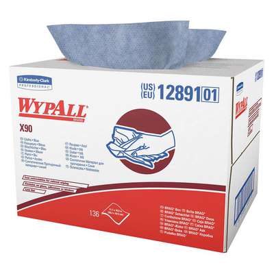 930542-3 Wypall Dry Wipe: Dispenser Box, Max Absorbency, Superior Wet ...