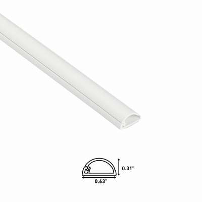 934377-2 D-Line Raceway, Micro Raceway, P VC, 6 ft. 6" Length, 0.31 ...