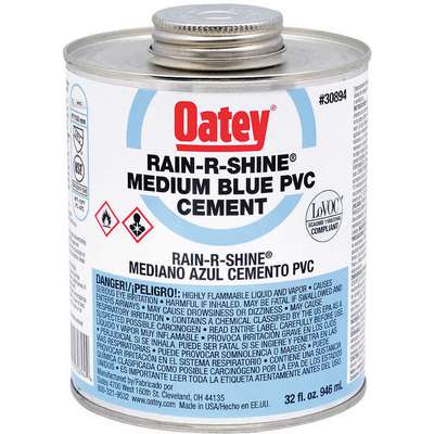 922117 Blue PVC Cement, PVC, Size 32, For Use With PVC Pipe And ...