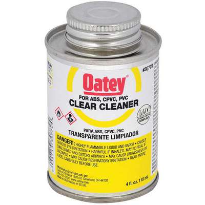 925038-8 Clear PVC Cleaner, Clare Cleaner, Size 4 , For Use With PVC ...
