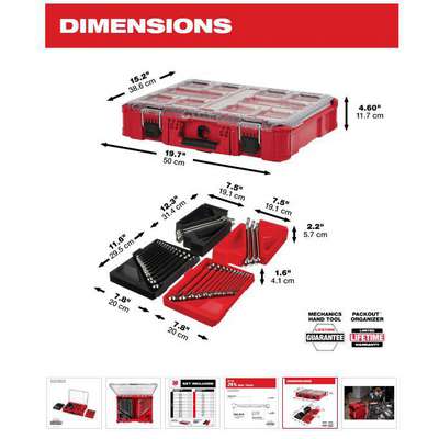 19622 Combination Wrench Set, 30 Tools, Steel | Imperial Supplies