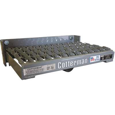 913670-1 Cotterman Steel Manual Fold-Up Step with Serrated Step Treads ...