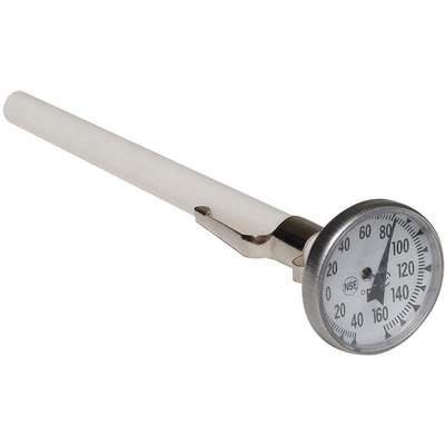 926044-4 Dial Pocket Thermometer, Temp. Range (F) -40 to 160°F, Stem ...