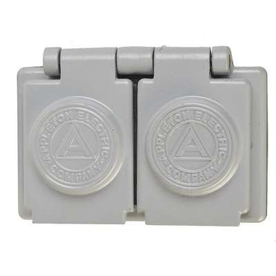 941244-4 Appleton Electric Weatherproof Cover: 4 9/16 in Ht, 2 13/16 in ...