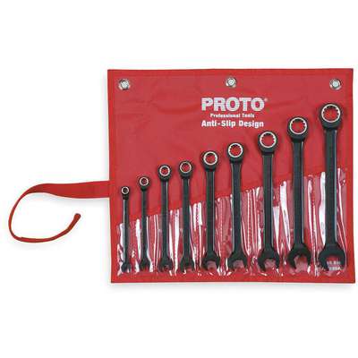 911482-5 Proto Ratcheting Combination Wrench Set, SAE, Number of Pieces ...