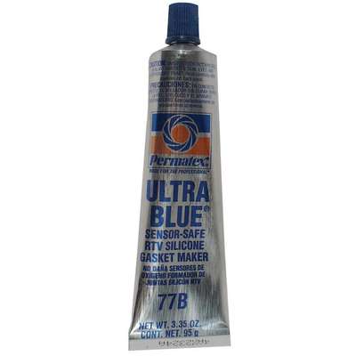 9164 Permatex RTV Silicone, Ultra Blue Paste, 3.35 oz. Tube | Imperial ...