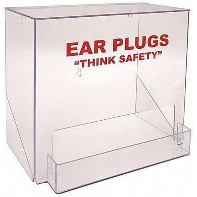 911376-4 Ear Plug Dispenser: Empty Dispenser, 200 Pairs, Wall/Table Top ...
