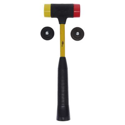 941371-3 Nupla Quick Change Hammer Set: Plastic, 16 oz Head Wt, 1 1/2 ...