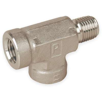 911743-3 316 Stainless Steel Street Tee, FNPT x MNPT x FNPT, 1/4" Pipe ...