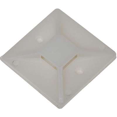 915006-2 Cable Tie Mounting Pad, Four-Way, Adhesive Backed, Natural ...