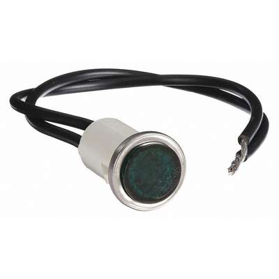 931573-4 Flush Indicator Light, Neon Lamp Type, 120 VAC Voltage, 1/2 ...