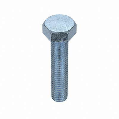 12157 Class 8.8 Hex Head Cap Screw, M8-1.25 x 40 mm, Zinc Plated, Steel ...